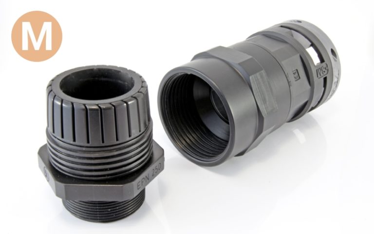 Strain Relief Male Threaded Nylon Fittings | Moltec International