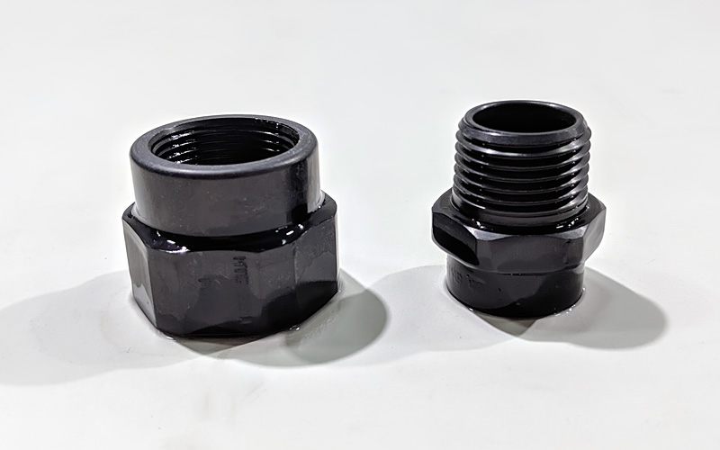 Black Anodized Aluminum Conversion & Transition Fittings | Moltec ...